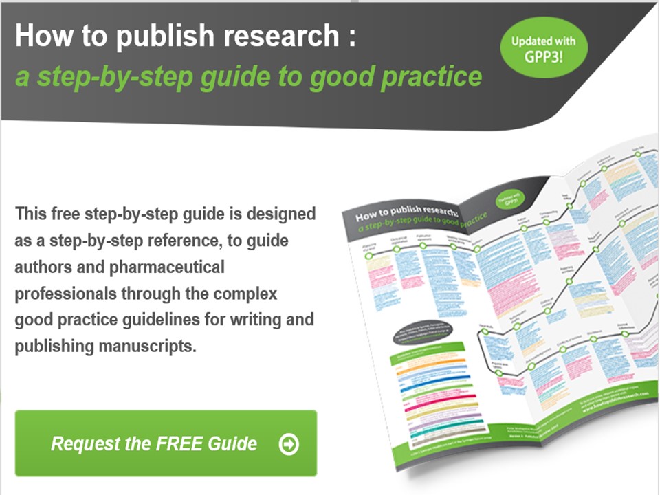 FREE: “How to Publish Research: a step-by-step guide to good practice ...
